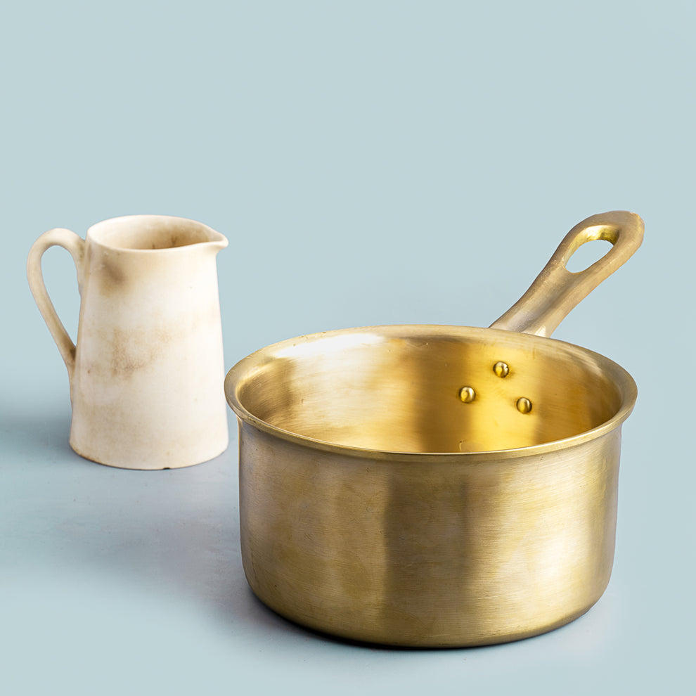 Buy High Grade Bronze/Kansa Sauce Pan Online - 80s Cookware – 80s ...