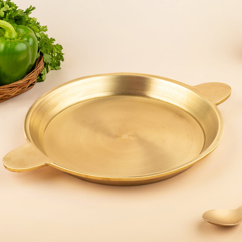 Bronze Flat Fry Pan | Seasoned Non-Sticky Cookware – 80's Cookware ...