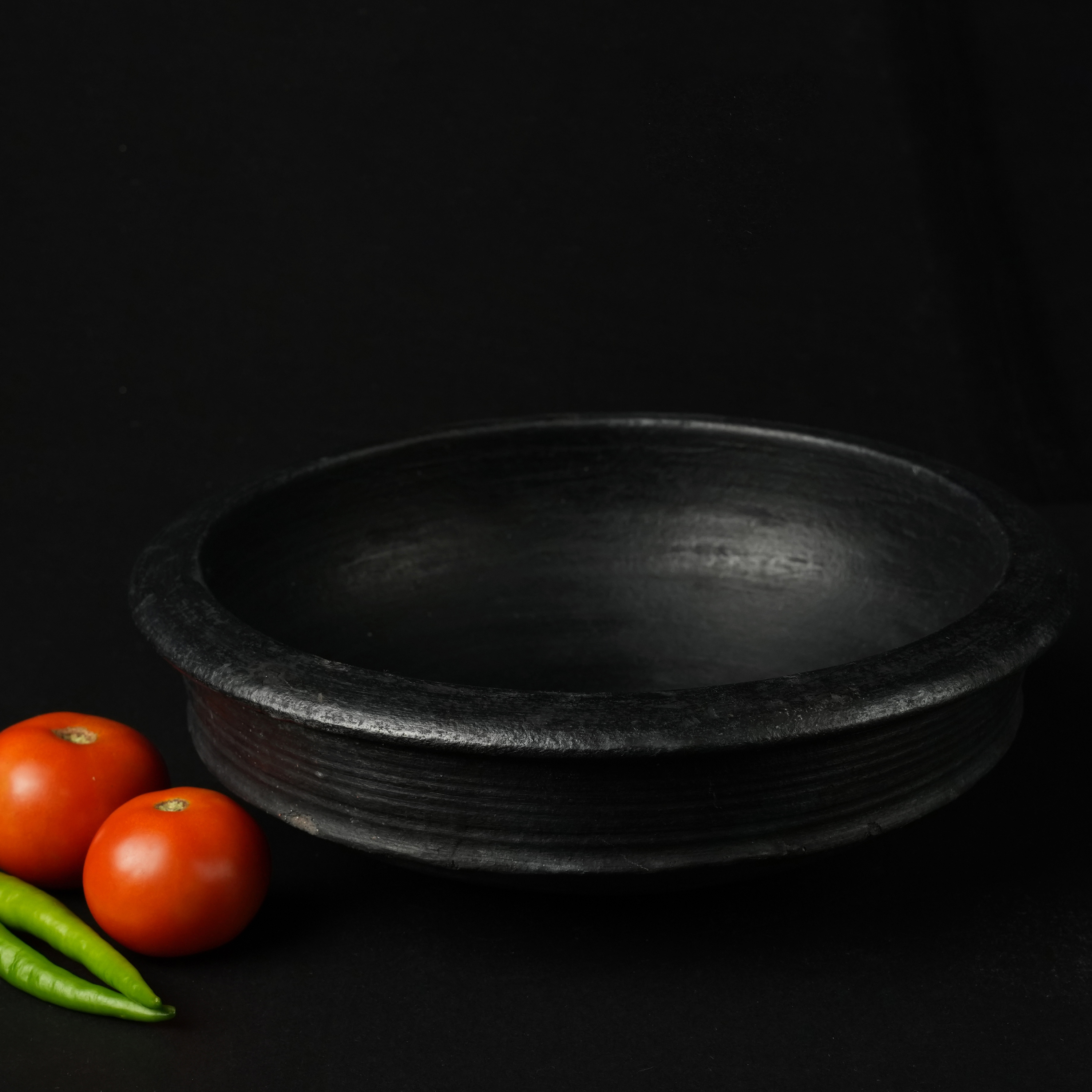 Buy 80s Cookware Blackened Clay Cooking Pot (meen chatti) Online ...